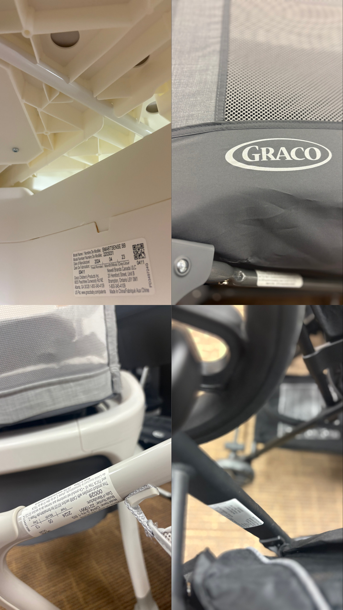 How to Find the Model & Date of Manufacture Sticker on My Graco Product